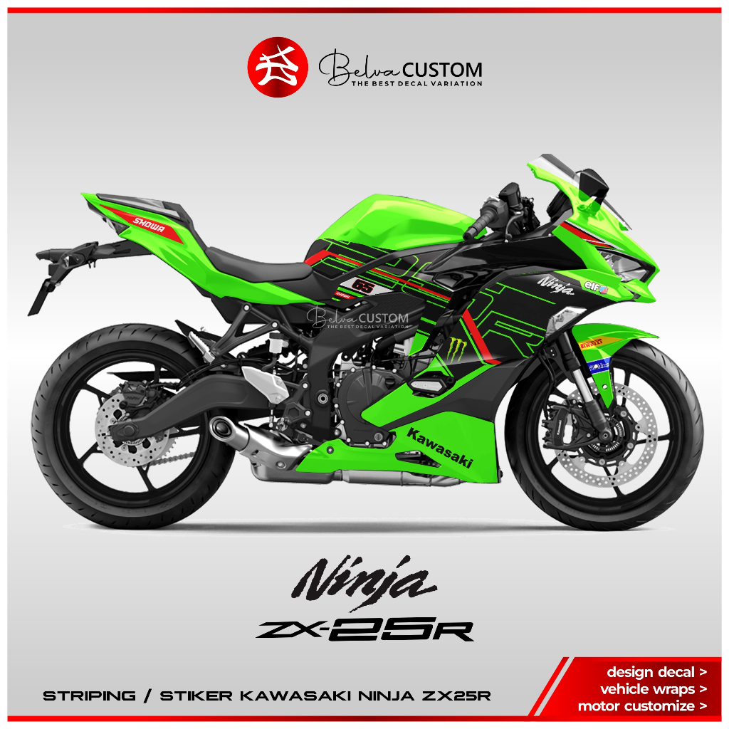 Striping ZX25R Livery KRT 2023 WSBK Racing / Kawasaki Ninja ZX 25R ...