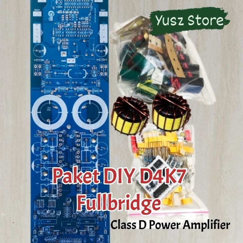 DIY D4K7 Full bridge package Full features class d Power Amplifier ...