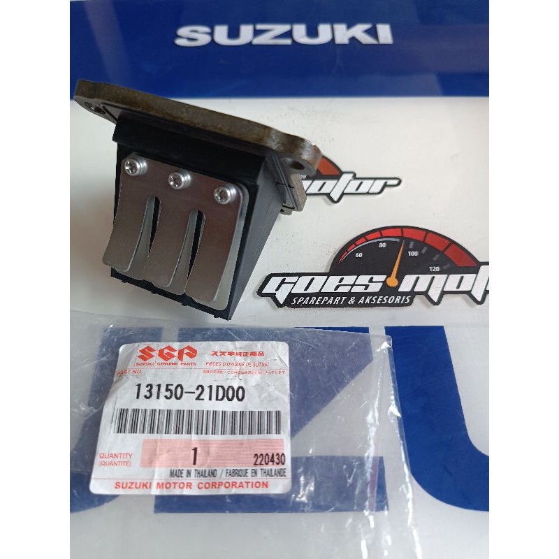 VALVE ASSY MEMBRANE TONGUE HOUSING SATRIA 2-STROKE HIU/DOLBA CODE 13150 ...
