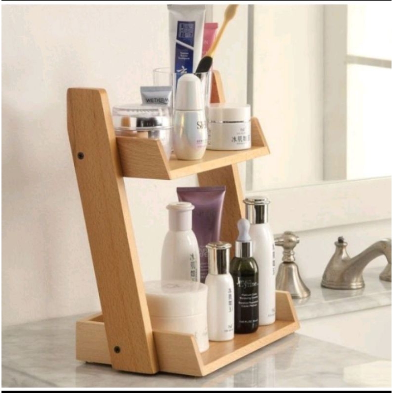 Multi-purpose makeup rack, cosmetic rack, aesthetic kitchen spice rack ...