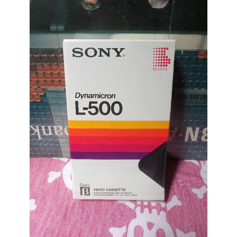 Sony L-500 Blank Betamax Video Cassette Made in Japan | Shopee Philippines