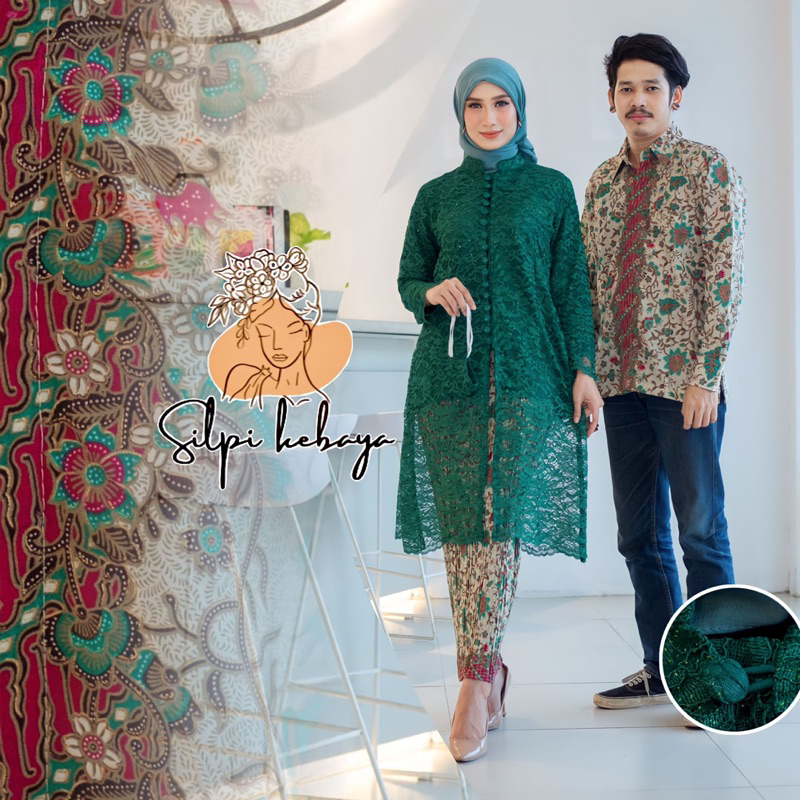 LAUNCHING STELAN KEBAYA BROCAT TUNIC MODERN MEN'S BATIK COUPLE/COUPLE ...