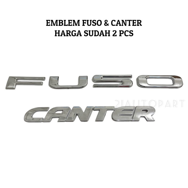 Fuso And Canter Car Logo Emblem The Price Is Already 2pcs | Shopee ...