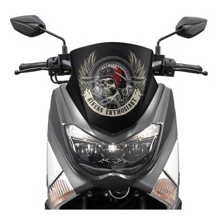 Yamaha Nmax old Motorcycle Visor Sticker 2015 2016 2017 2018 2019 ...