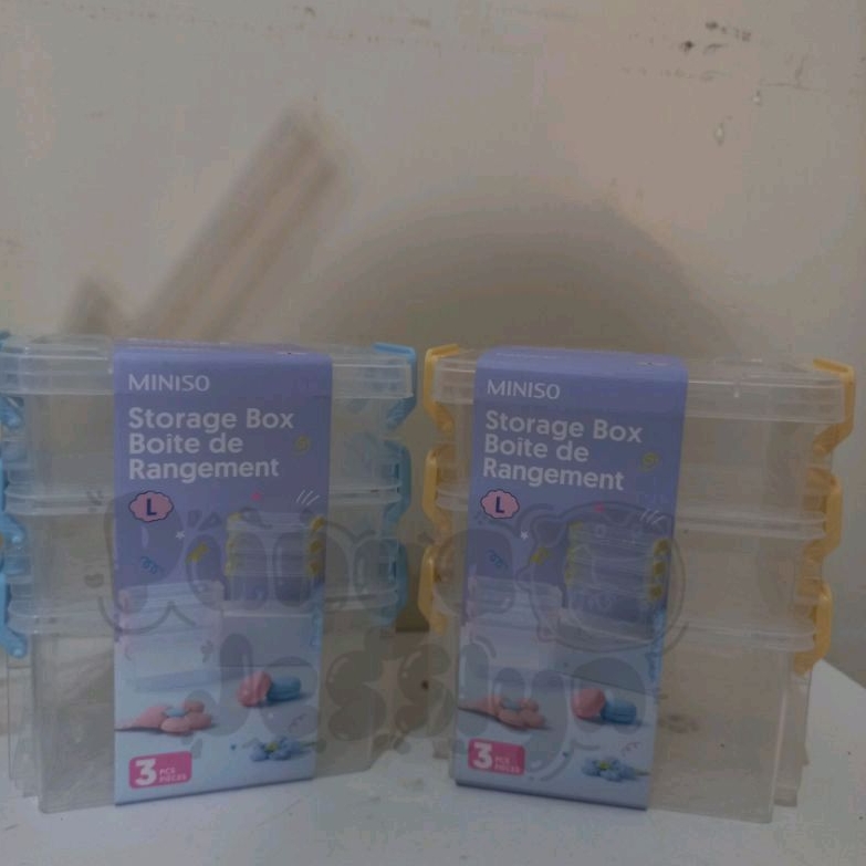 Miniso Storage 3 Layers sold | Shopee Philippines