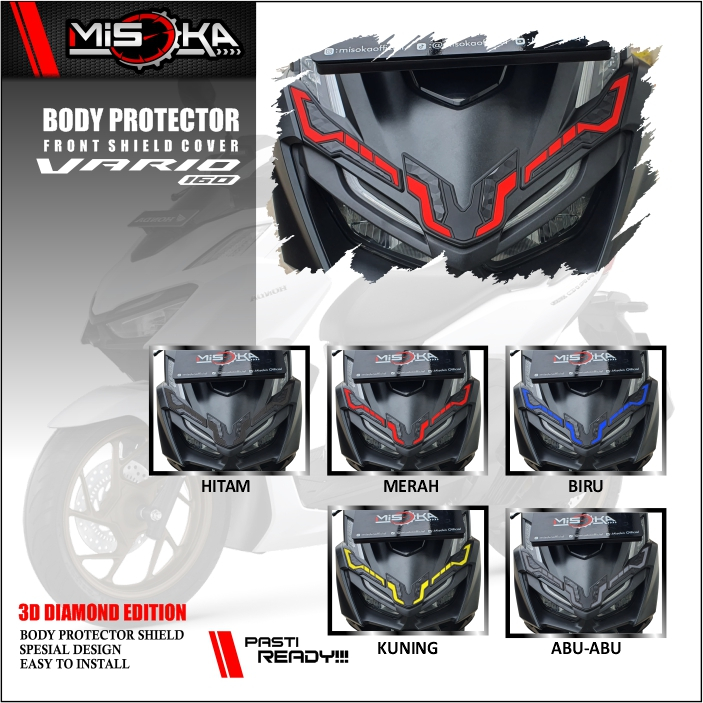Misoka Front Shield Cover Vario 160/ Honda Motorcycle Accessories ...
