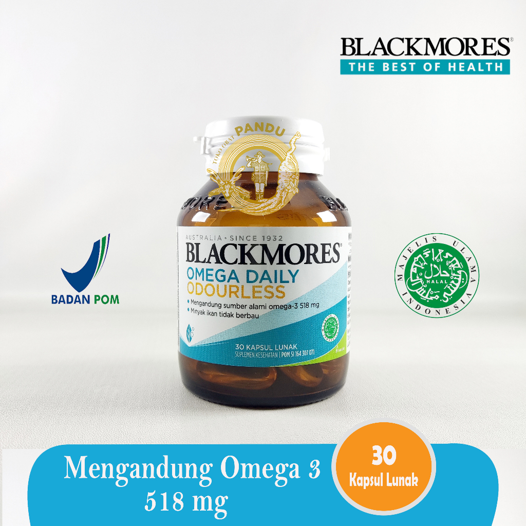 BLACKMORES OMEGA DAILY ODOURLESS (30 soft capsules) | Shopee Philippines