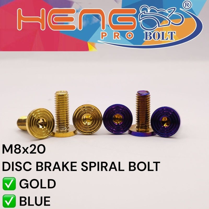PROBOLT DISC BOLT DISC BOLT M8X20 DRAT 12 UNIVERSAL MOTORCYCLE BEAT ...