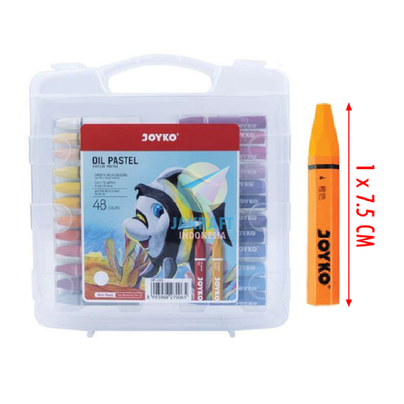 (48 Pcs) Crayons 48 Colors JOYKO OP-48S Oil Pastels Crayons Safe ...