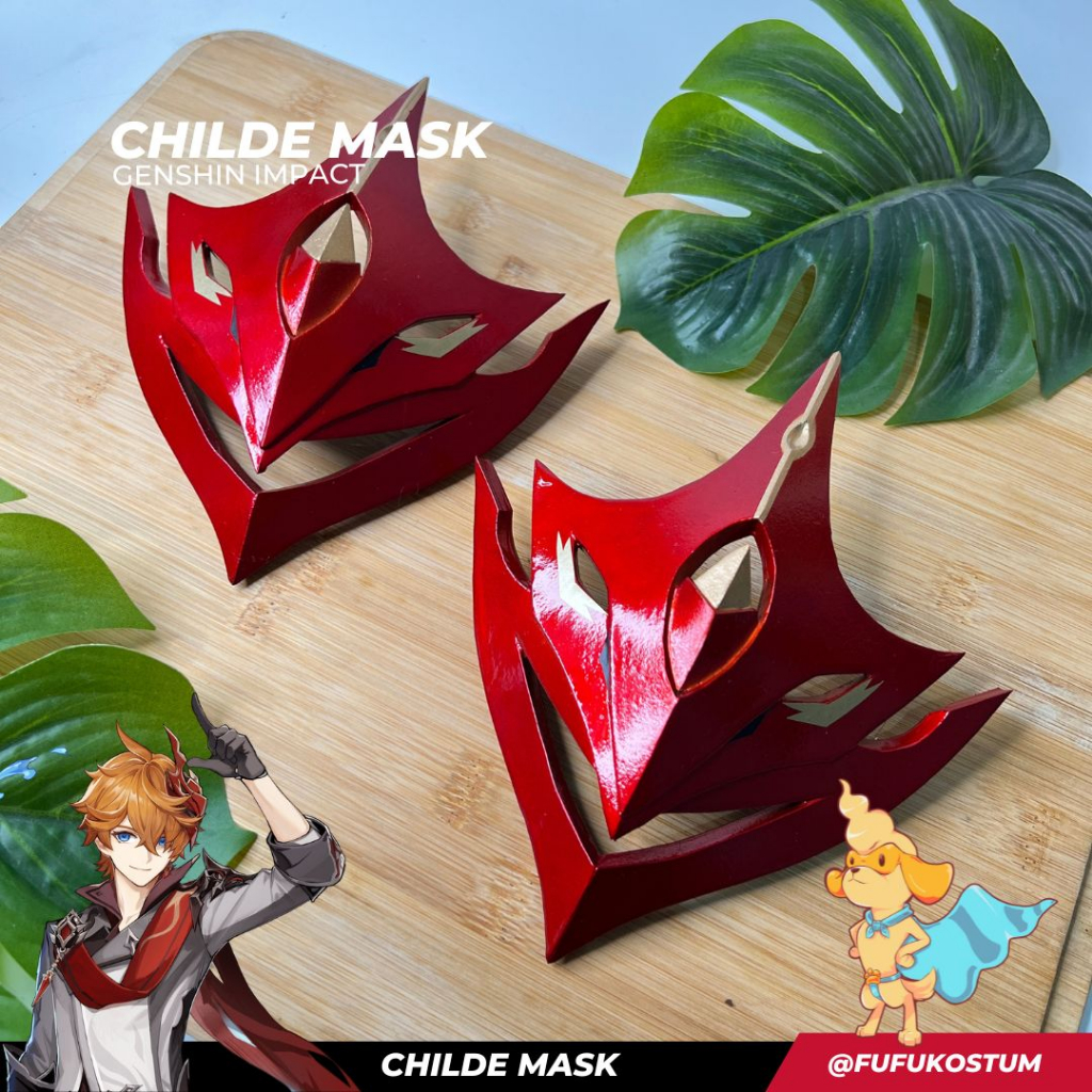 Childe Genshin Impact Mask/Tartaglia Cosplay Mask | Shopee Philippines
