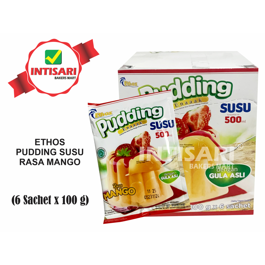Ethoz PUDDING MANGO FLAVOR MILK 6 SACHET x 100 G | Shopee Philippines