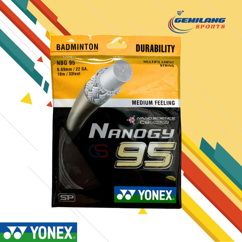 Yonex Nanogy BG95 Badminton Racket String Original | Shopee Philippines