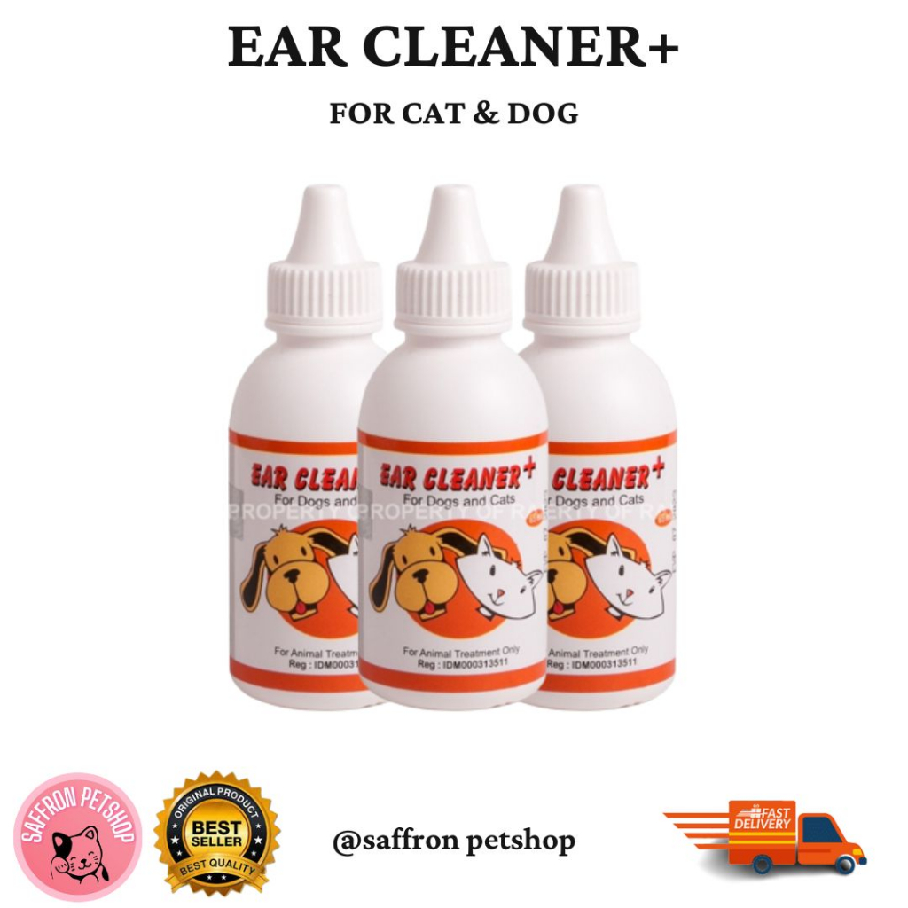 Ear CLEANER CAT/DOG EAR LITTER CLEANER 65ML | Shopee Philippines