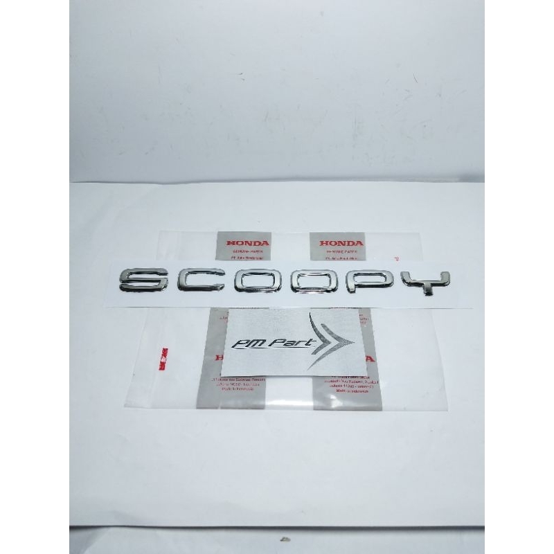 Original 2021 scoopy emblem, original 2022 scoopy emblem | Shopee ...