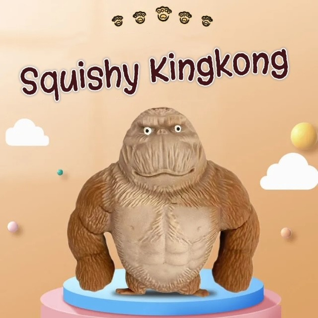 Squishy Gorilla Kingkong Throw Monkey Monkey Filled Sand Toy Squeeze ...