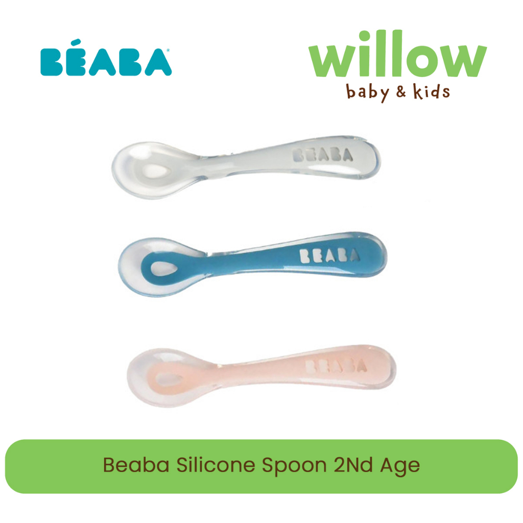 Baby Feeding Utensils - Beaba Silicone Spoon 2Nd Age | Shopee Philippines