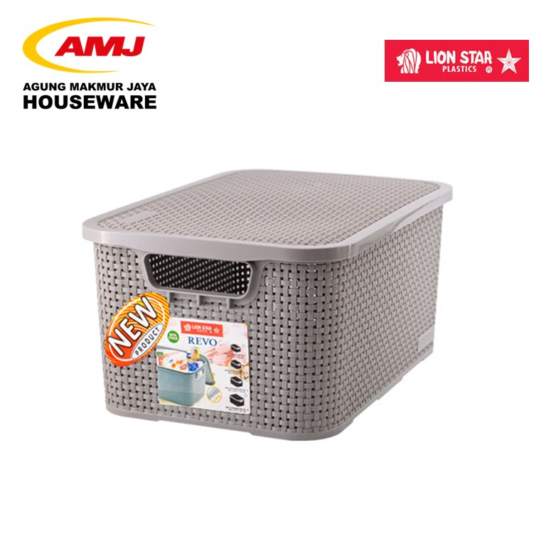BASKET REVO STORAGE BOX 12 LITER LION STAR STORAGE BOX | Shopee Philippines