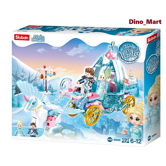 Brick Sluban Girls Dream Fairy Tales of Winter Horse Carriage M38-B0896 ...