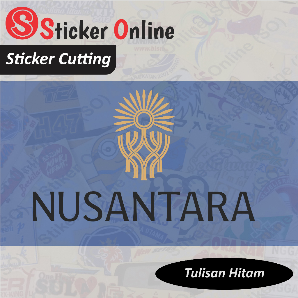 Ikn Nusantara Logo Sticker | Sticker Cutting Capital of the Archipelago ...