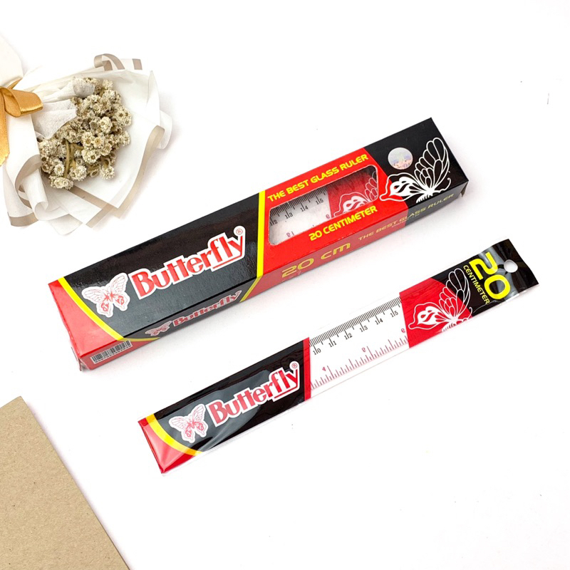Butterfly Ruler 20 cm | Shopee Philippines