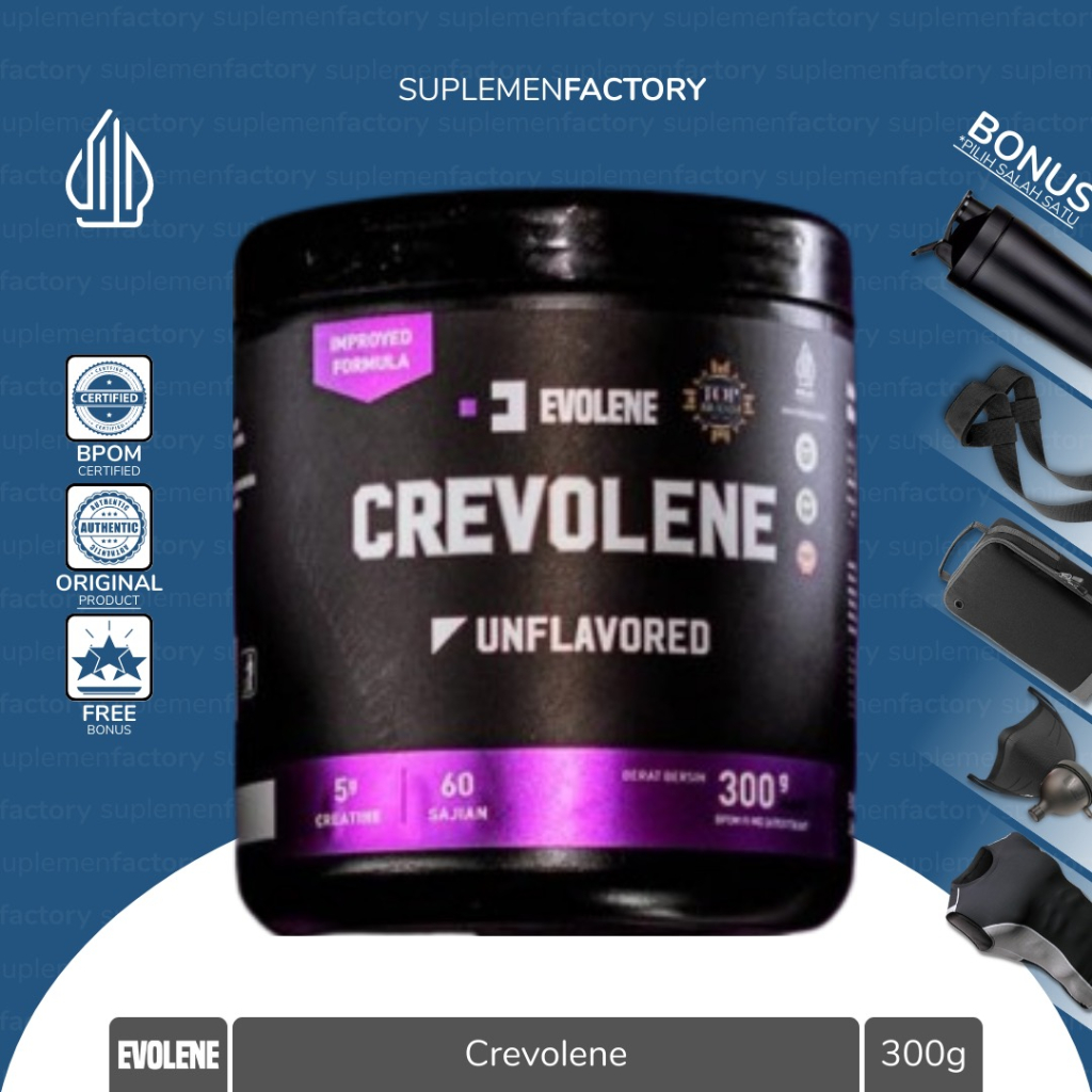 Evolene Crevolene Creatine 330 grams 60 Servings | Shopee Philippines