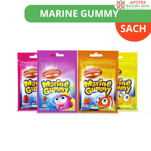 Cerebrofort MARINE GUMMY SACHET | Children's VITAMIN Candy | Shopee ...