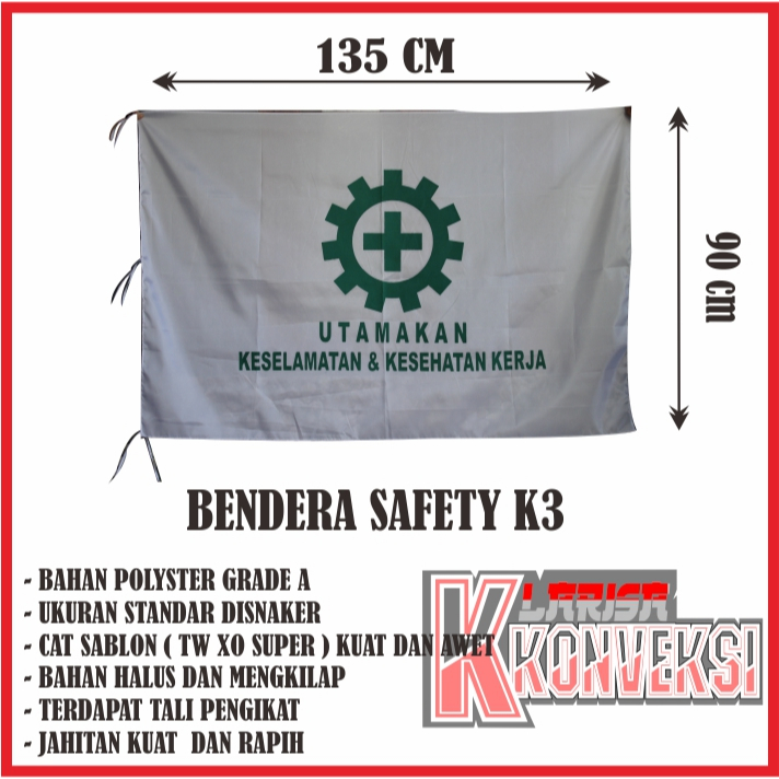 Standard K3 Safety Flag Department | Shopee Philippines