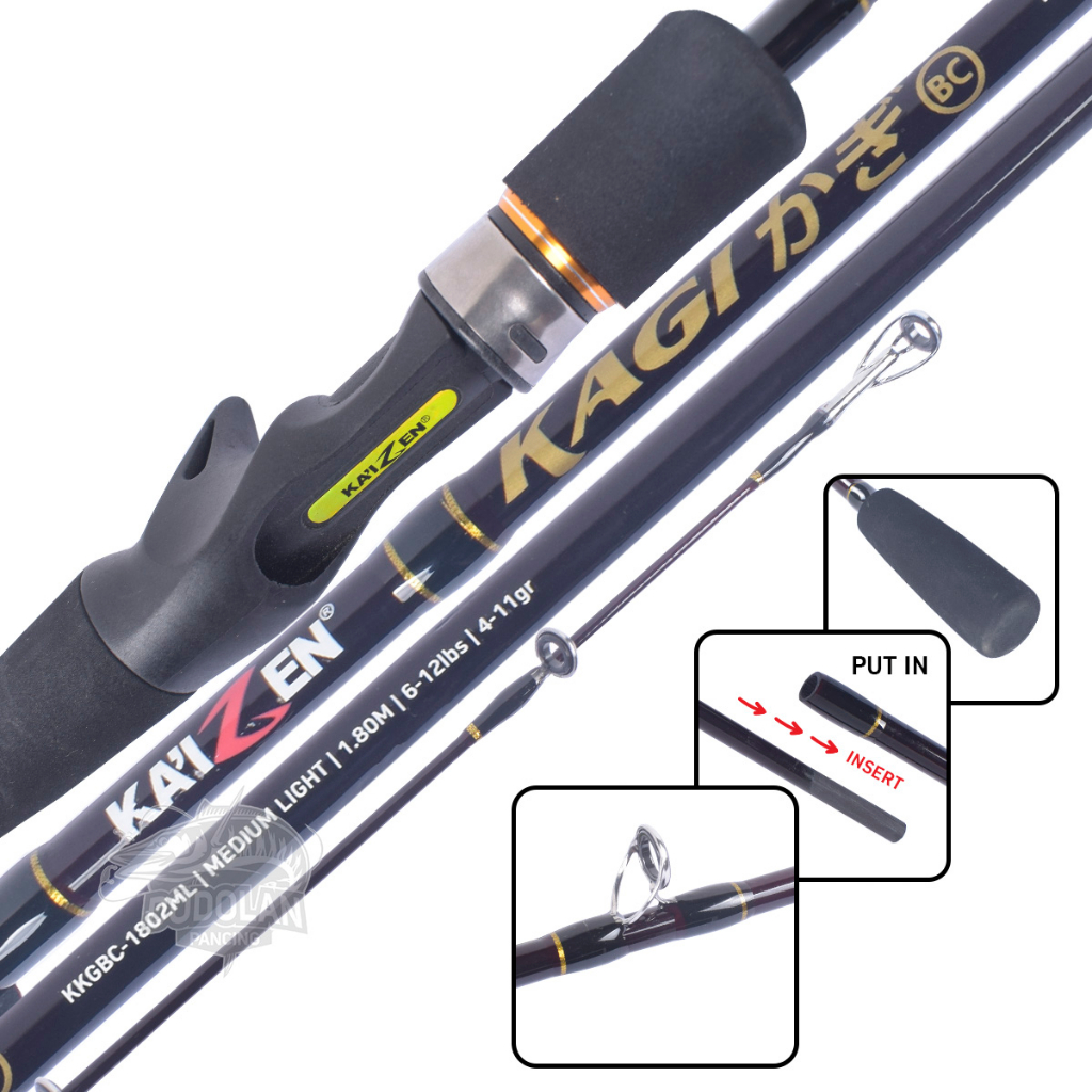 Kagi BC Kaizen Baitcasting Rod 180ML | Casting Rod | Shopee Philippines