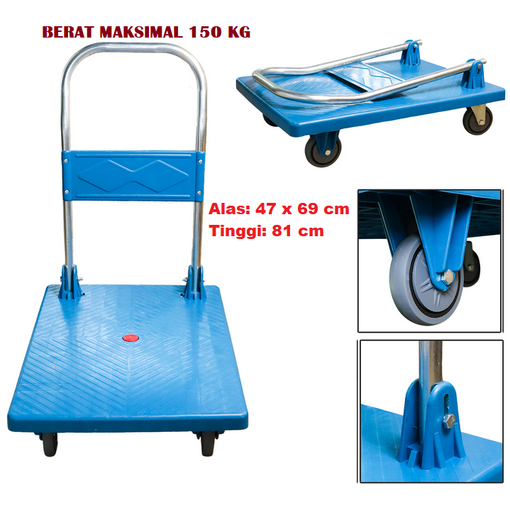 Hand Truck Trolley Trolley Portable Push Trolley | Shopee Philippines