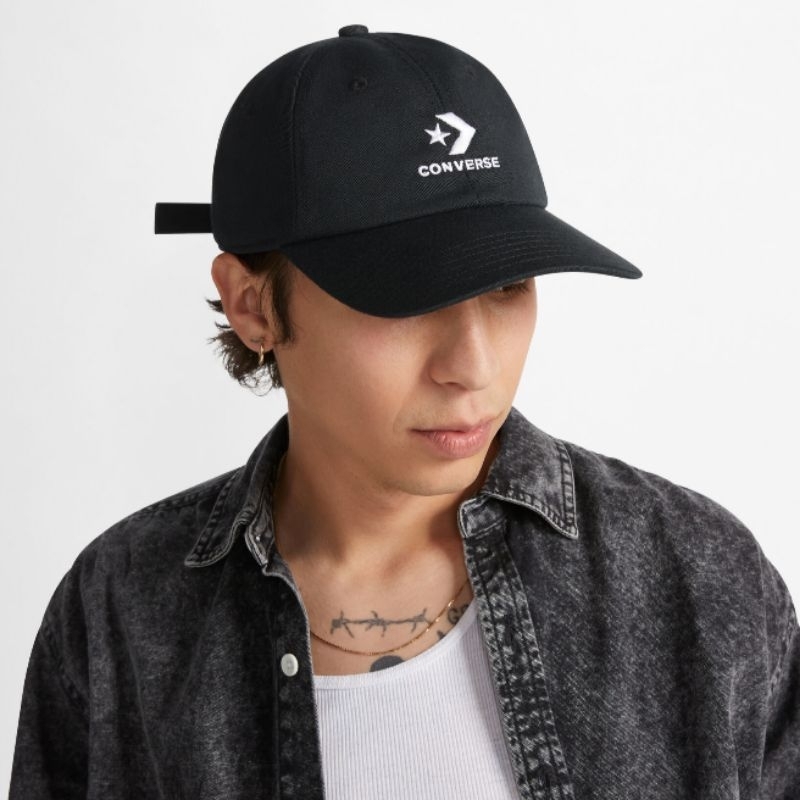 Converse LOGO LOCK UP BASEBALL'S CAP HAT ORIGINAL | Shopee Philippines
