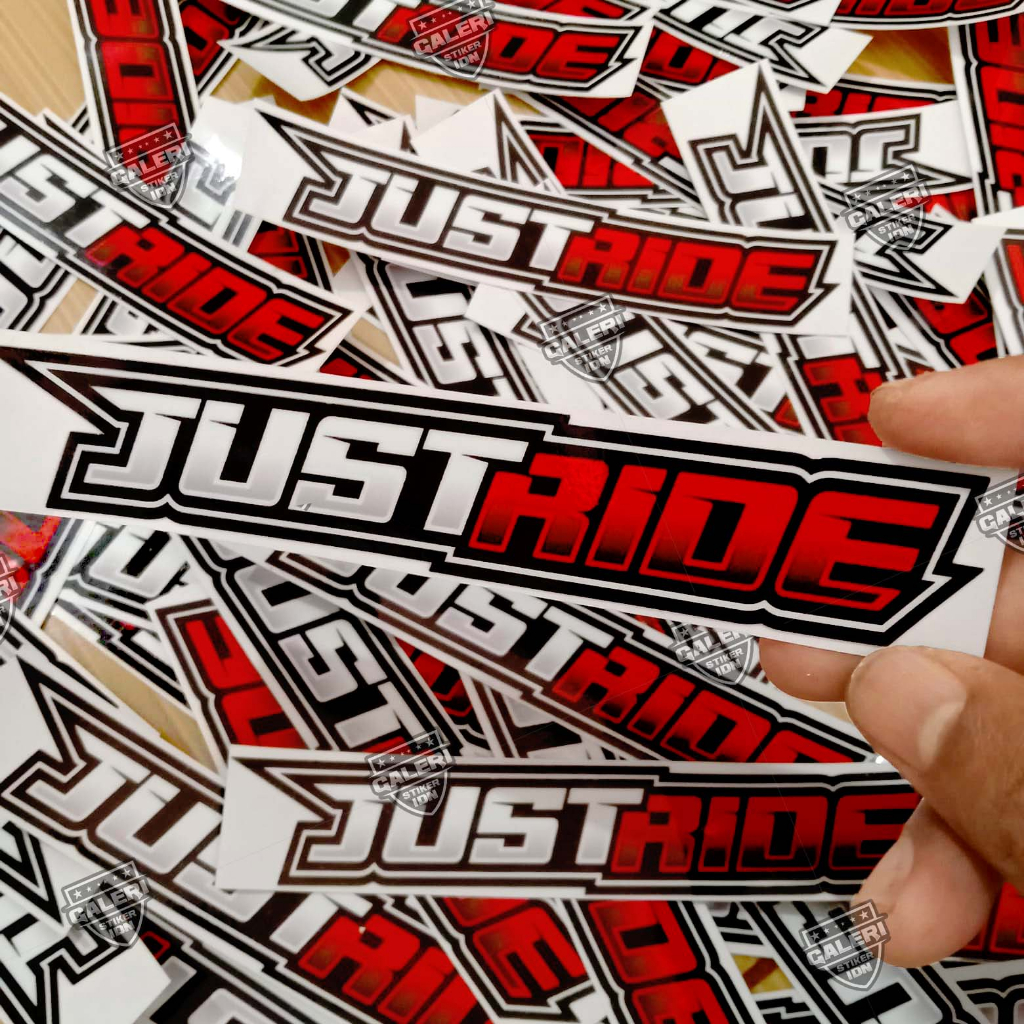 Just RIDE STICKERS VIRAL STICKERS | Shopee Philippines