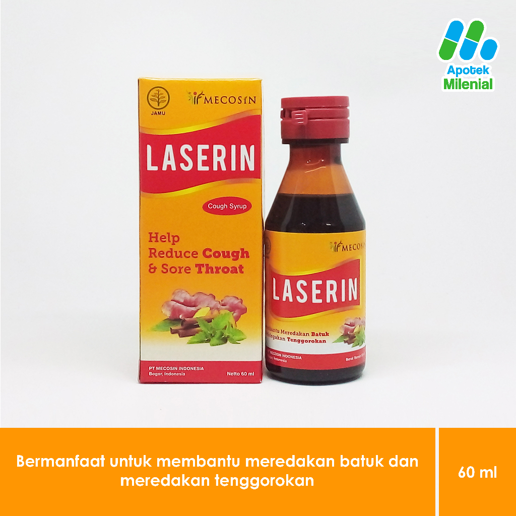 Laserin Syrup 60ml/helps Relieve Cough | Shopee Philippines