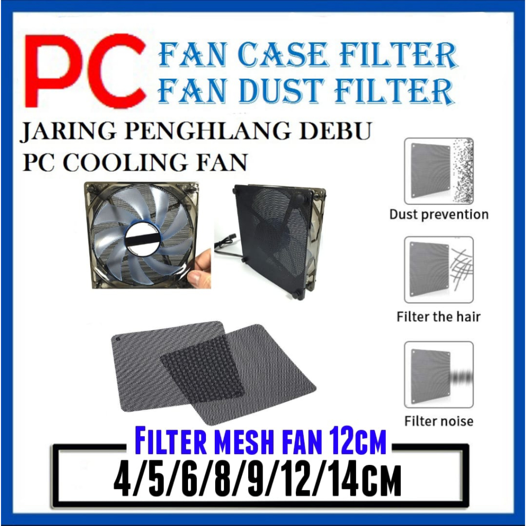Pc CPU Computer Fan Dust Filter Computer Casing Fan Dust Filter ...