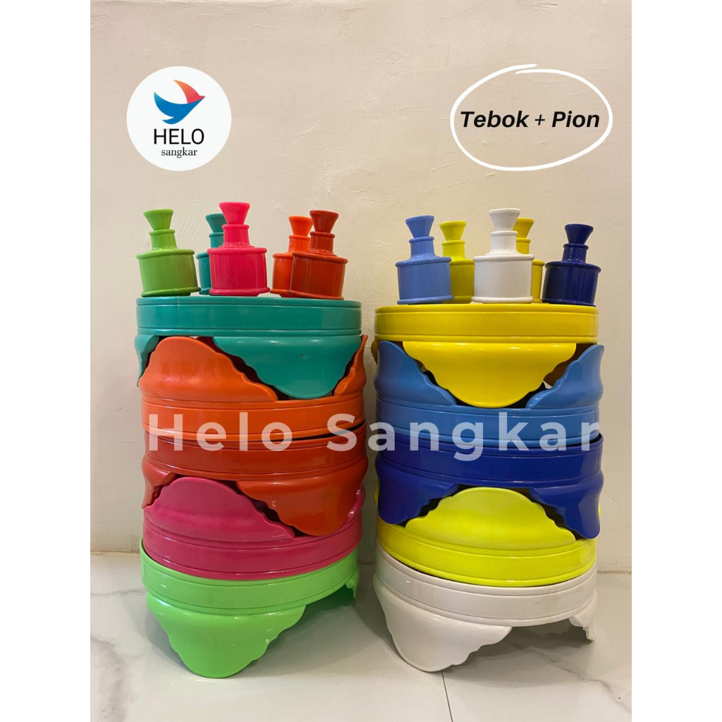 Colored PVC Teboks for the base of cages cages for lovebirds Lovebirds Diameter 33cm + Thick ...