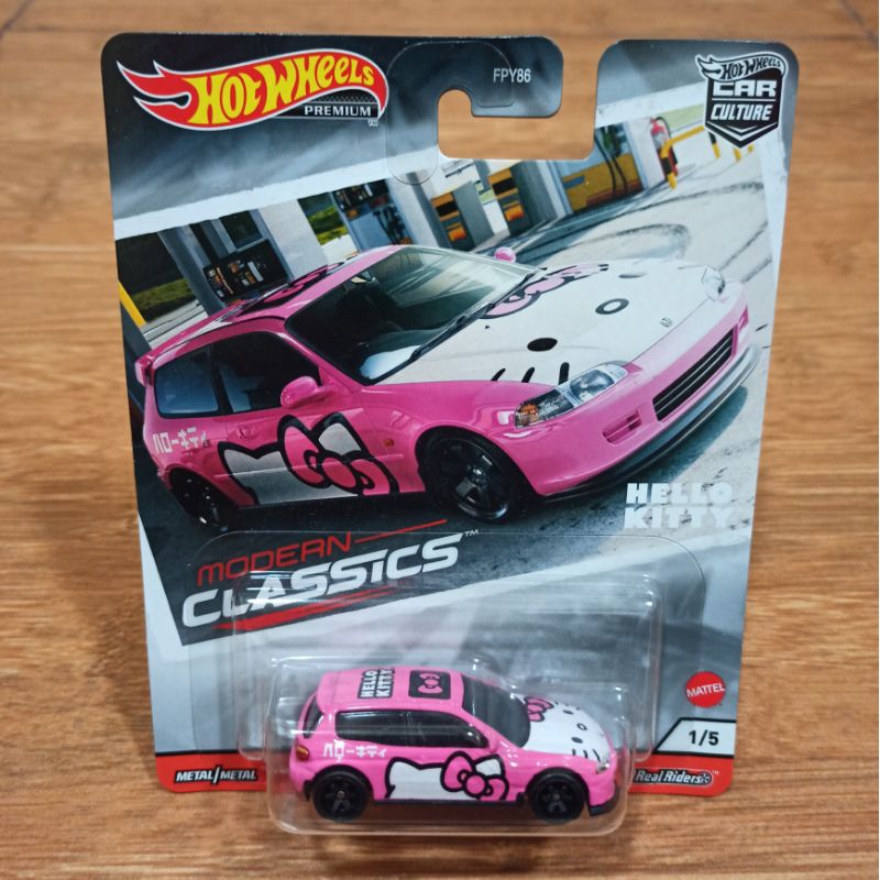 Hot Wheels Premium Modern Classic Honda Civic EG Hello Kitty Pink EG6 ...