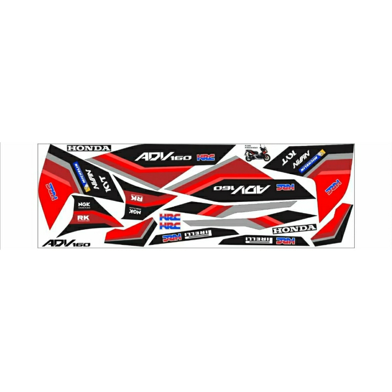 Striping Honda Adv 160 New Livery Hrc Racing/New Adv 160 Motorcycle ...