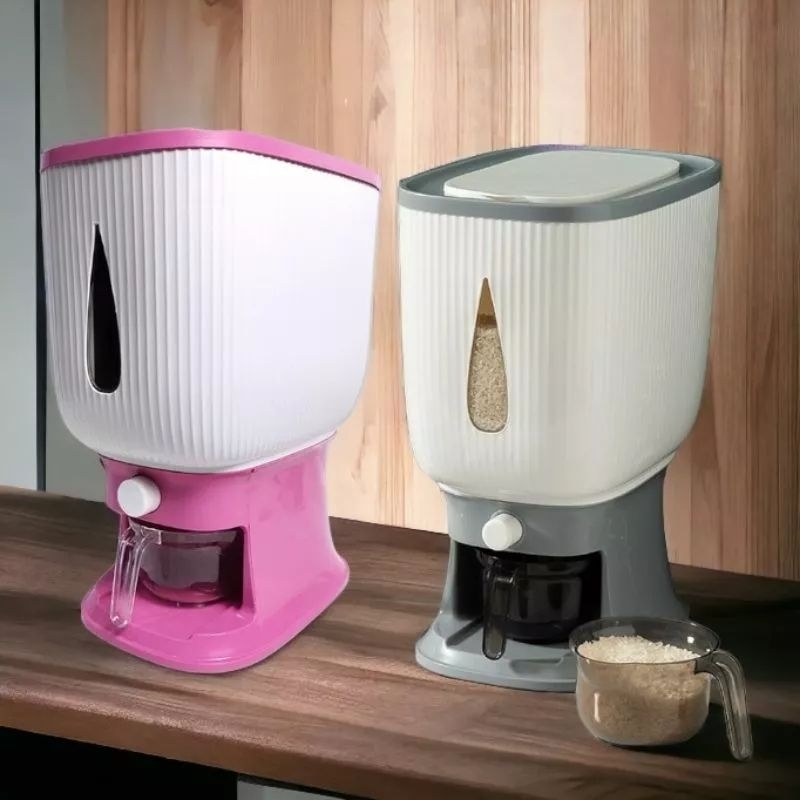 Br - Automatic Rice Dispenser Rice Storage Box 10KG/Modern Rice ...