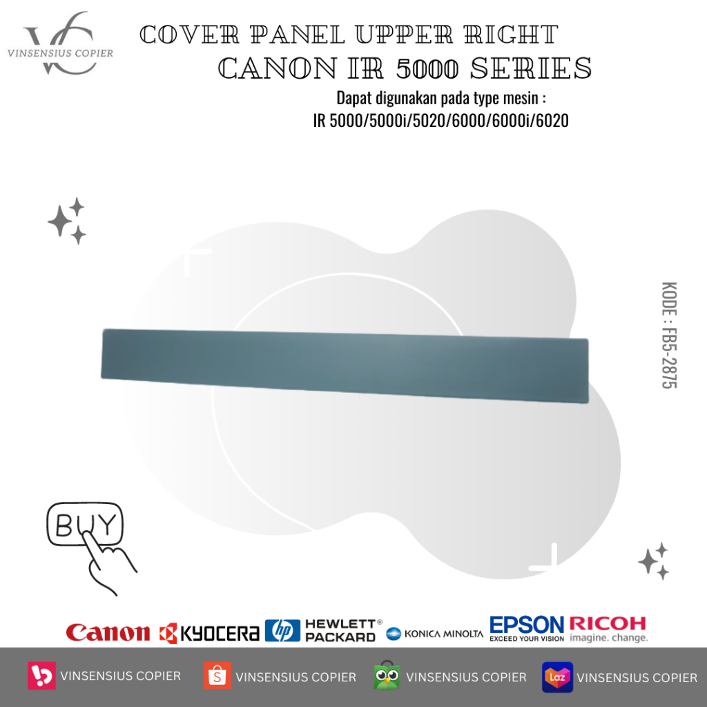 CANON IR 5000/6000 UPPER RIGHT PANEL COVER | Shopee Philippines