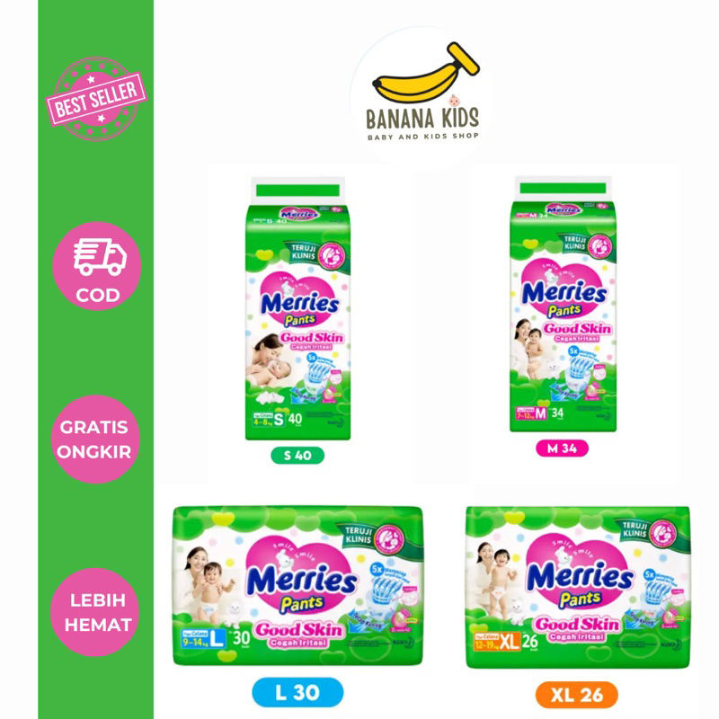 Merries Good skin pants 1 ball | Shopee Philippines