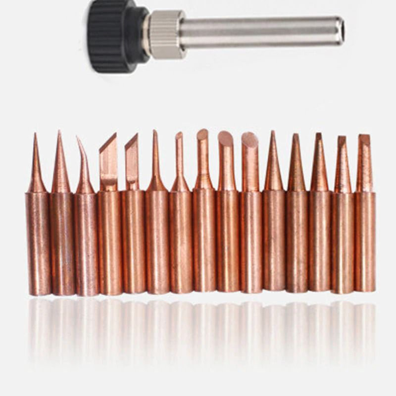 Rg SZBFT Soldering Head Nonmagnetic Soldering Iron Head 15pcs for Hakko ...