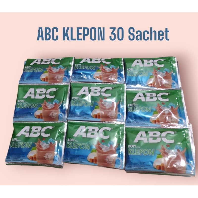 ABC KLEPON Flavored COFFEE (30 Sachets) | Shopee Philippines