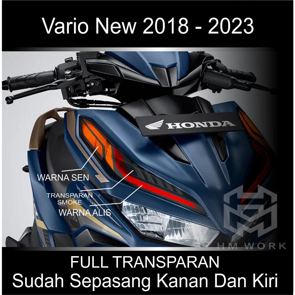 Vario 125/150 NEW Ds4 Transparent Eyebrow STICKER | Shopee Philippines