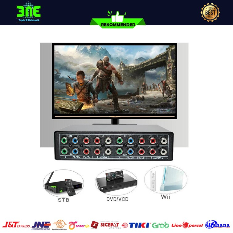 Av Selector Switch Selector 4in1 4 Input 1 Output Switcher Pro Premium ...
