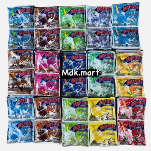 Mdk mart - Pop Ice All Flavor Variants - One Contains 10 Packs | Shopee ...