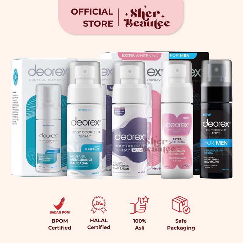 Deorex Body Odorizer Spray All Variants 60ml | Shopee Philippines