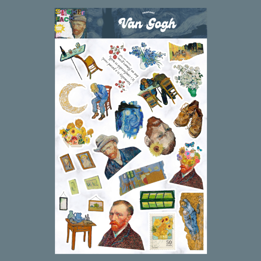 Van Gogh Vol 1 Sticker Sheet | Shopee Philippines