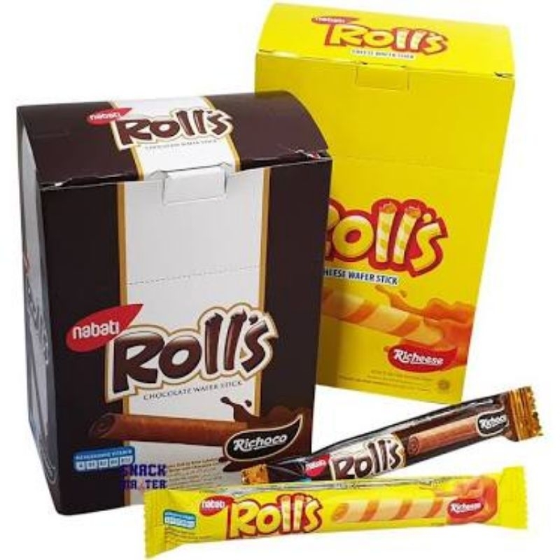 Nabati Rolls Wafer Sticks and Gerry Chocolatos/Chocolate 1 Box Contains ...
