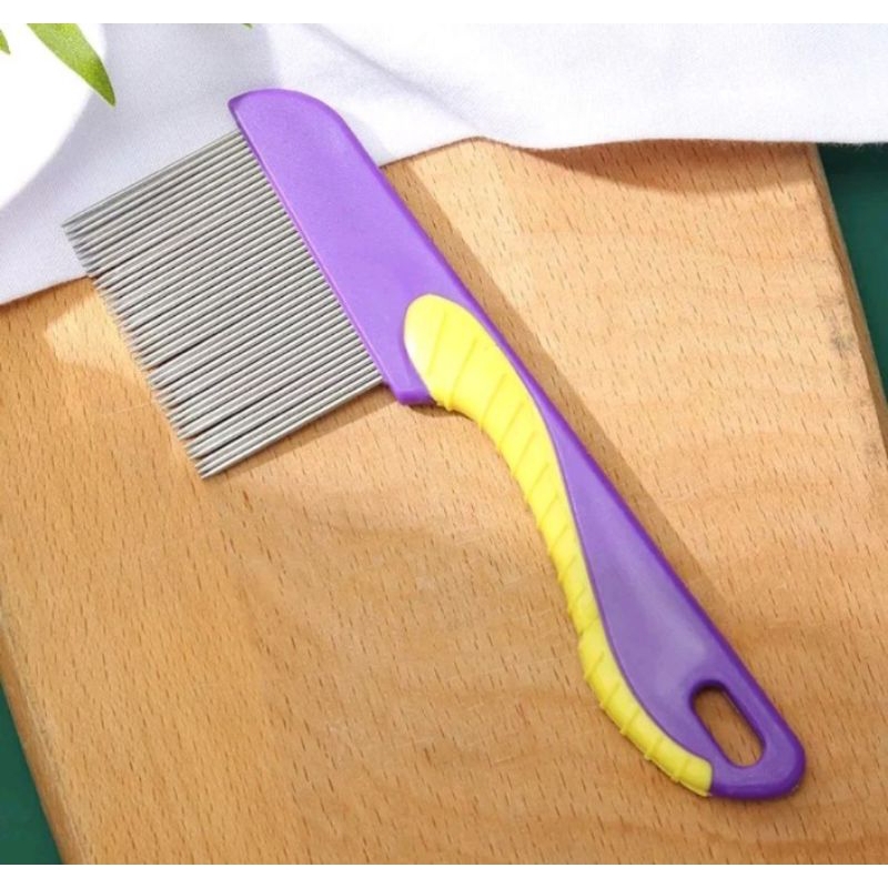 Metal Comb/Lice And Dandruff Comb/Long Handle Metal Series | Shopee ...