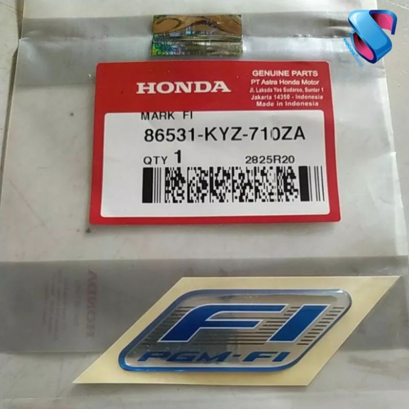 Efi-emblem Logo FI Honda Injection Beat FI Supra Vario Beat Revo FI ...