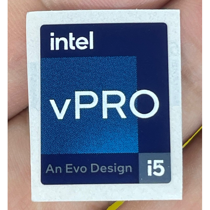 Intel Core i5 vPro EVO Design 12th gen original logo Sticker | Shopee ...